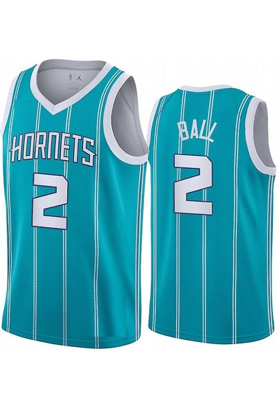 Nova Nba Jersey Charlotte Hornets Ramello Top No. 2 Jersey Forma (Yurt Dışından)