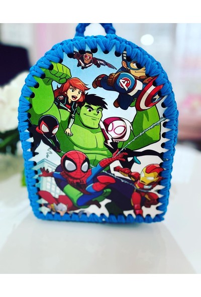 Pink Bag Hulk ve Spiderman Sırt Çantası