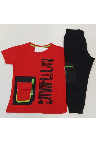 Cepli Uzun Eşofman Altlı Tşhırt Lü 2 Li Takım Cepli Uzun Eşofman Altlı Tşhırt Lü 2 Li Takım