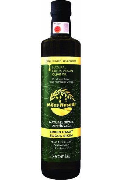 Erken Hasat Soğuk Sıkım Zeytinyağı 750 ml Erken Hasat Soğuk Sıkım Zeytinyağı 750 ml