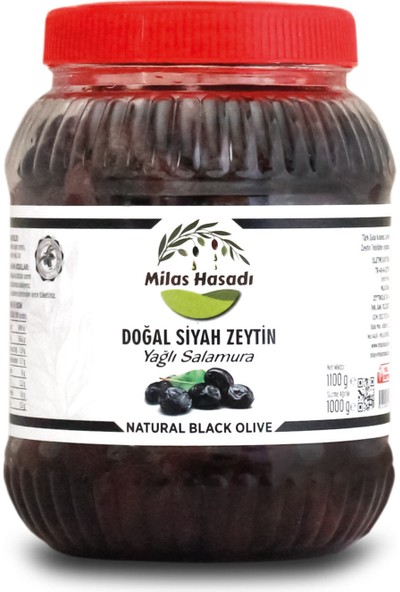 Milas Hasadı Yağlı Sele Doğal Siyah Zeytin - 1 kg Milas Hasadı Yağlı Sele Doğal Siyah Zeytin - 1 kg
