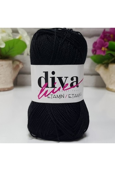 Diva Etaminiş Orlonu 10 Adet 01 Siyah