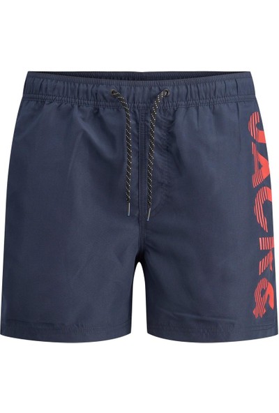 Jack & Jones Jack&jones Jpstcrete Jjswım Akm Logolu Erkek Şort Lacivert Jack & Jones Jack&jones Jpstcrete Jjswım Akm Logolu Erkek Şort Lacivert