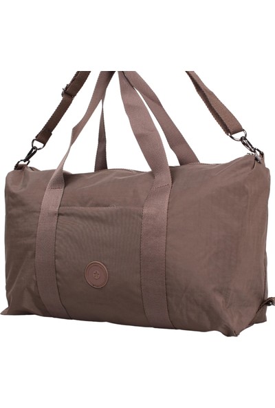 Bagacar UR6021 Kahve Klinkır Kumaş Plaj Spor ve Seyahat Çantası Bagacar UR6021 Kahve Klinkır Kumaş Plaj Spor ve Seyahat Çantası