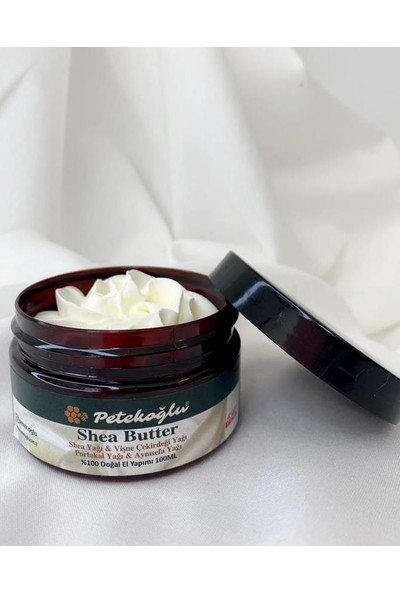 Petekoğlu 100ML Shea Yağı Butter Vişne Çekirdeği Portakal Aynısefa Yağı Petekoğlu 100ML Shea Yağı Butter Vişne Çekirdeği Portakal Aynısefa Yağı