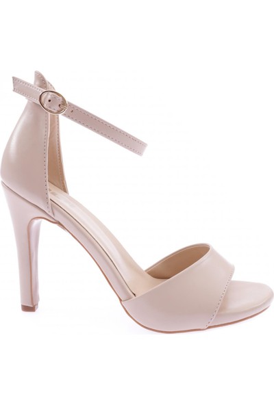 DGN 1822-22Y Kadın Tek Bantlı Ince Topuklu Ayakkabı