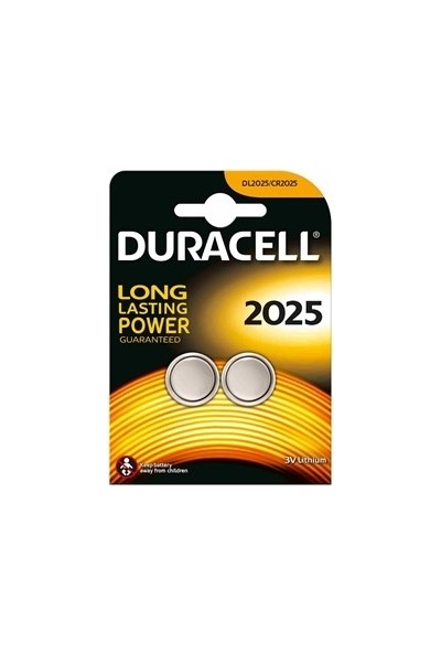 Duracell CR2025 Lityum Düğme Pil 2li Blister 3V (DL2025) Duracell CR2025 Lityum Düğme Pil 2li Blister 3V (DL2025)
