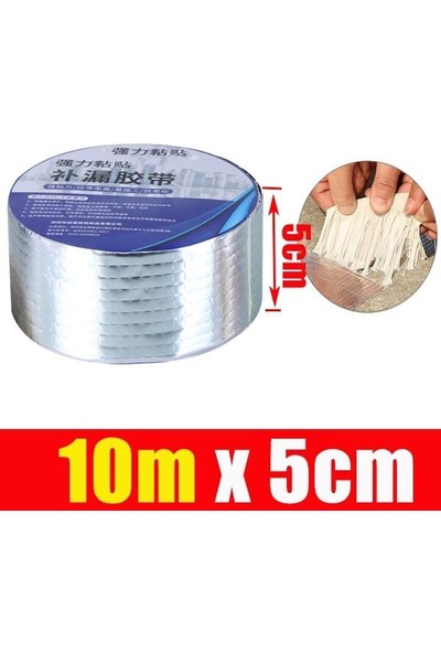 Alüminyum Izolasyon Tamir Çatlak Bandı 10 Metre Çamur Bant ( 10M * 5cm )