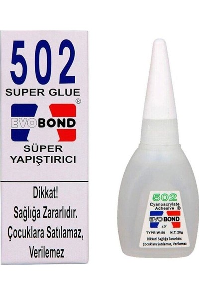 502 Japon Yapıştırıcısı Süper Glue 20 gr 502 Japon Yapıştırıcısı Süper Glue 20 gr