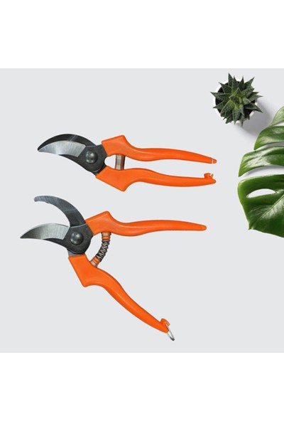 Orjinal Plastik Saplı Yaylı Yerli Üretim Çelik Bağ Budama Makası Orjinal Plastik Saplı Yaylı Yerli Üretim Çelik Bağ Budama Makası