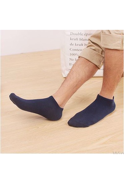 Vipstreet Bambu Patik Bilek Çorap Erkek 10 Adet Düz Lacivert Vipstreet Bambu Patik Bilek Çorap Erkek 10 Adet Düz Lacivert