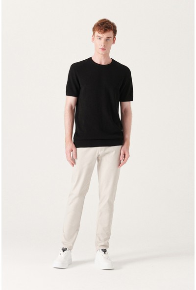 Avva Erkek Taş Yandan Cepli Comfort Slim Fit Pantolon E003008 Avva Erkek Taş Yandan Cepli Comfort Slim Fit Pantolon E003008