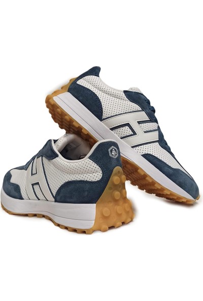 Hammer Jack Meri Hakiki Deri Erkek Sneaker Spor Ayakkabı 22505 Mavi Beyaz V1 Hammer Jack Meri Hakiki Deri Erkek Sneaker Spor Ayakkabı 22505 Mavi Beyaz V1