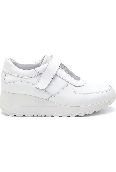 Kadın Deri Dolgu Topuk Ayakkabı