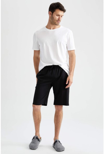 DeFacto Defacto Fit Regular Fit Basic Bağcıklı Şort U4642AZ22SM DeFacto Defacto Fit Regular Fit Basic Bağcıklı Şort U4642AZ22SM