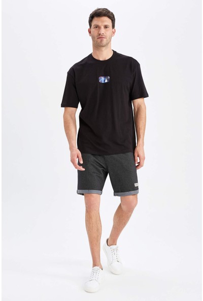 DeFacto Slim Fit Geri Dönüşümlü ŞORT N0640AZ22SM