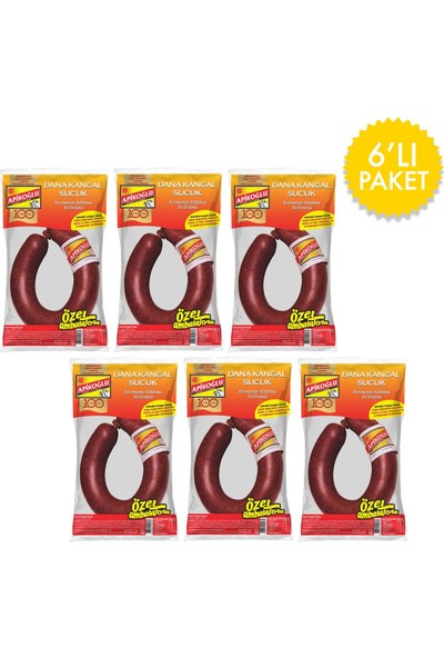 Apikoğlu Apikoglu Dana Fermente Sucuk 280G 6lı Apikoğlu Apikoglu Dana Fermente Sucuk 280G 6lı