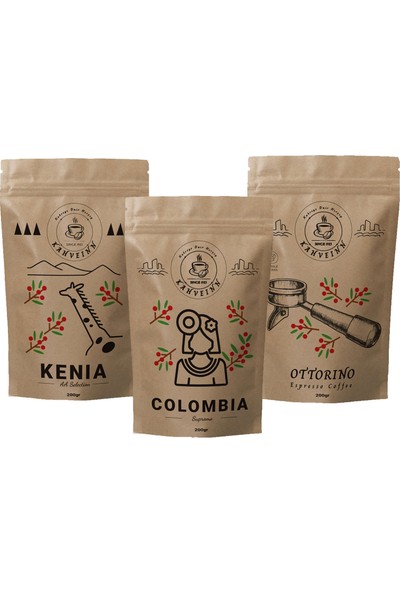 Kenya-Colombia-Espresso 200 gr %100 Arabica Kenya-Colombia-Espresso 200 gr %100 Arabica