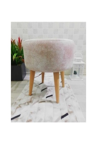 Movia Home Gürgen Ahşap Ayaklı Dekoratif Beyaz Yuvarlak Pelüş Puf Bench Koltuk Sandalye Movia Home Gürgen Ahşap Ayaklı Dekoratif Beyaz Yuvarlak Pelüş Puf Bench Koltuk Sandalye