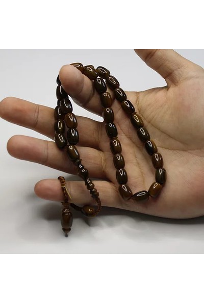 Iskeçe Tesbih Isa Balkaya Usta Işi Imzalı Mühürlü Çekostovak