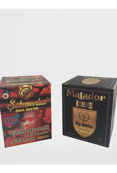 Şahmerdan 240 gr + Matadr Gold 240 gr