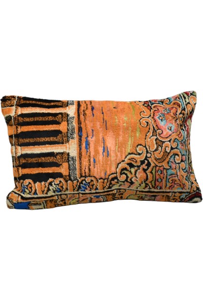 Yeni Kadife Dekoratif Kilim Kırlent Yastık Minder Kılıfı Yeni Kadife Dekoratif Kilim Kırlent Yastık Minder Kılıfı