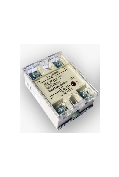Seprun SSR-40DA Sıcaklık Kontrollü Solid State Röle 40A Seprun SSR-40DA Sıcaklık Kontrollü Solid State Röle 40A