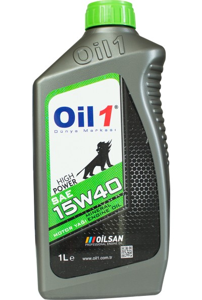 Oil1 15W-40 1 Lt Motor Yağı ( Üretim Yılı: 2022 ) Oil1 15W-40 1 Lt Motor Yağı ( Üretim Yılı: 2022 )