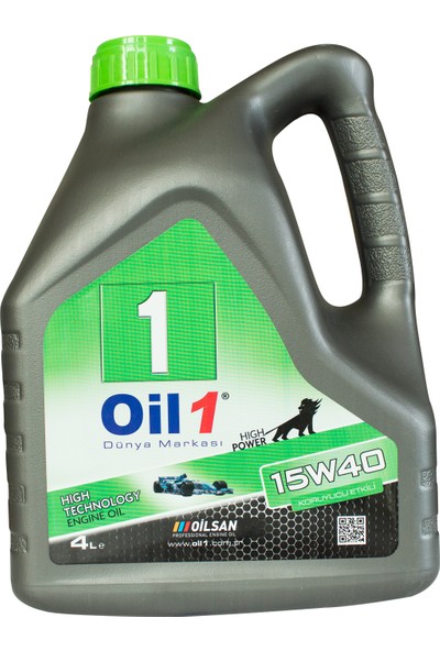 Oil1 15W-40 4 Lt Motor Yağ ( Üretim Yılı: 2022 ) Oil1 15W-40 4 Lt Motor Yağ ( Üretim Yılı: 2022 )