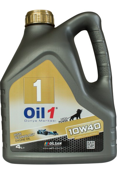 Oil1 10W-40 4 Lt Motor Yağı ( Üretim Yılı: 2022 ) Oil1 10W-40 4 Lt Motor Yağı ( Üretim Yılı: 2022 )