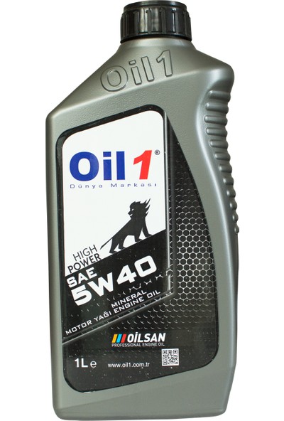 Oil1 5W-40 1 Lt Motor Yağı ( Üretim Yılı: 2022 ) Oil1 5W-40 1 Lt Motor Yağı ( Üretim Yılı: 2022 )