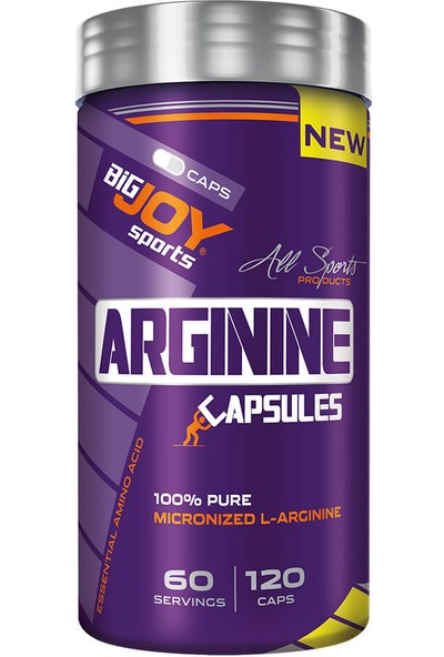 Bigjoy Sports Bigjoy Arginine 120 Kapsül Bigjoy Sports Bigjoy Arginine 120 Kapsül
