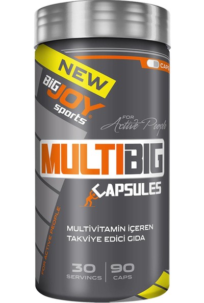 Bigjoy Sports Multibig Vitamin Mineral 90 Kapsül Kompleks Vitamin Bigjoy Sports Multibig Vitamin Mineral 90 Kapsül Kompleks Vitamin