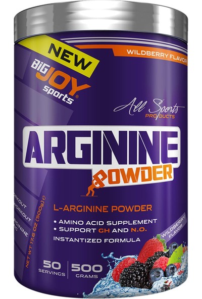 Bigjoy Sports Bigjoy L-Arginine Powder 500 Gr - Orman Meyvalar Aroma