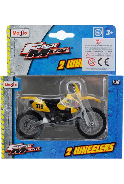 Maisto Suzuki RM250 Motosiklet 1/18