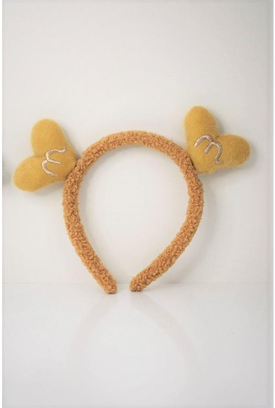 Hd Marketim Kahverengi Peluş Taç Geyik Boynuzu Taç Kadın Kız Saç Toka 11184