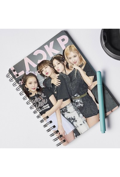 Takivis Blackpink Ahşap Kapaklı Mdf Defter