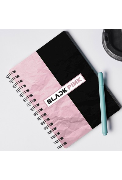 Takivis Blackpink Ahşap Kapaklı Mdf Defter