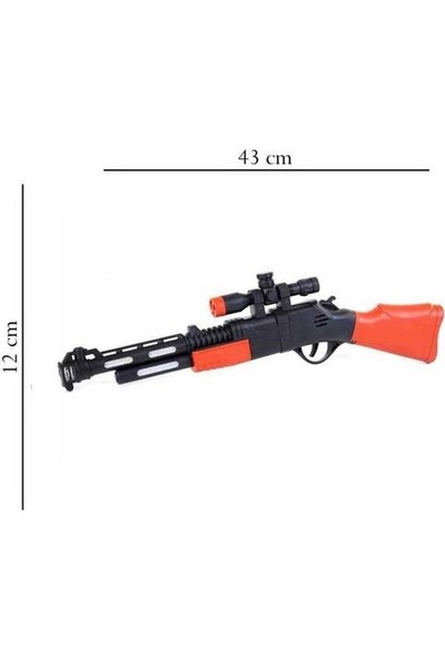 Sesli ve Işıklı Oyuncak Tüfek - CNL-8370