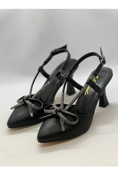 Eldorado Nani Taşlı Kadeh Topuk Kadın Ayakkab