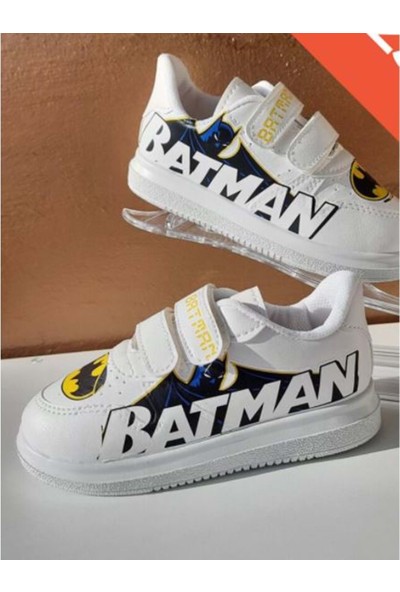 Batman Erkek Çocuk Ayakkabı - Amazon Kids - Beyaz - 33 - 1004--BEYAZ-33
