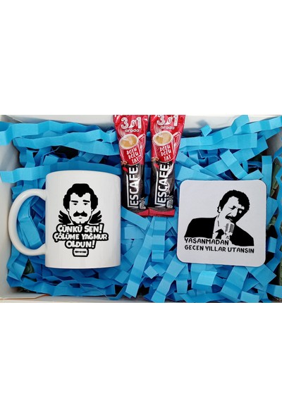 5Bin Dijital Market Müslüm Gürses Baskılı Kupa Seti