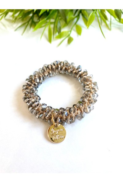 Jidomis Parıltılı Saç Lastik Toka Diamond