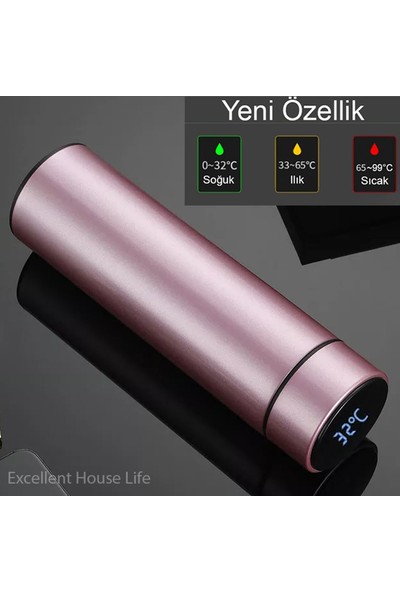 Akıllı LED Termos 500ML Paslanmaz Çelik %100 Sızdırmaz Akıllı LED Termos 500ML Paslanmaz Çelik %100 Sızdırmaz