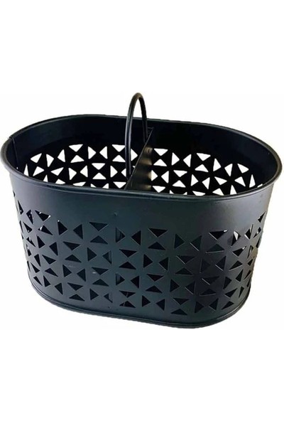 Volaconcept Tezgahüstü 2 Bölmeli Metal Kaşıklık Motifli Dekoratif Kaşıklık