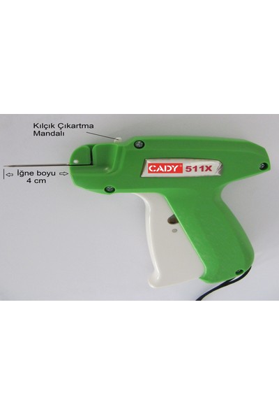 Cady Ince Extra Long Kılçık Tabancası 02-01 511X(5CM Iğneli)