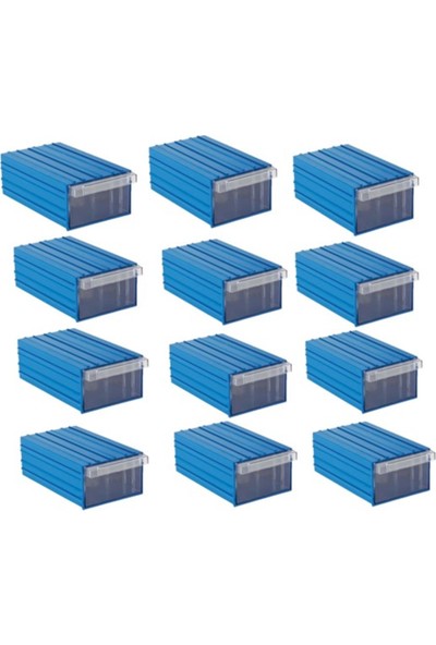 Sembol Plastik Çekmeceli Kutu 175 (12 Adet)