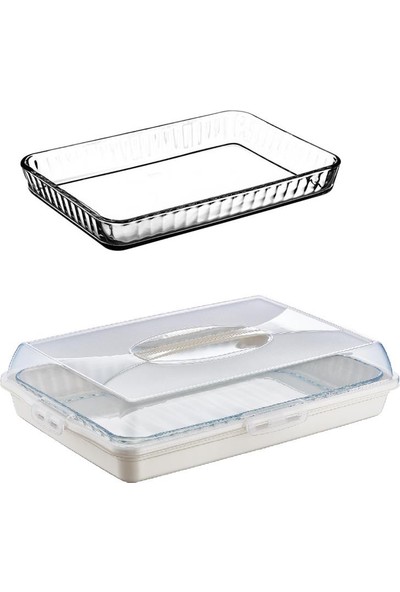 Paşabahçe Borcam 59204 Dikdörtgen Borcam Çantalı 2 Li Set Paşabahçe Borcam 59204 Dikdörtgen Borcam Çantalı 2 Li Set