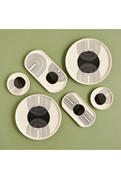 Bella Maison Graphic Line Seramik 6 Parça 2 Kişilik Kahvaltı Takımı Beyaz Bella Maison Graphic Line Seramik 6 Parça 2 Kişilik Kahvaltı Takımı Beyaz