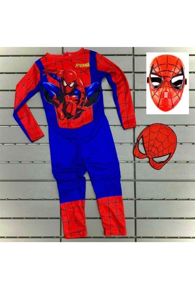 Spiderman Kostümü Yeni Örümcek Adam Kostümü 2 Maskeli Spiderman Kostümü Yeni Örümcek Adam Kostümü 2 Maskeli